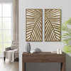 Madison Park Carved Palm Leaves Tropical 2-Piece Wood Wall Art Set ...
