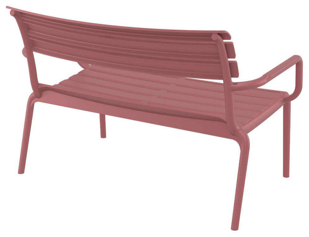 Paris Outdoor Bench - Contemporary - Outdoor Benches - by Compamia | Houzz