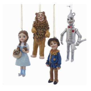 Kurt Adler Wonderful Wizard of OZ Ornaments, 4-Piece Set - Contemporary ...