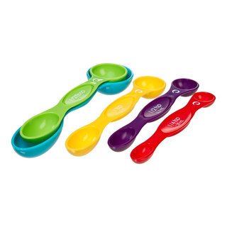 Progressive Prepworks Snap Fit Multi-Colored Measuring Spoon Set ...
