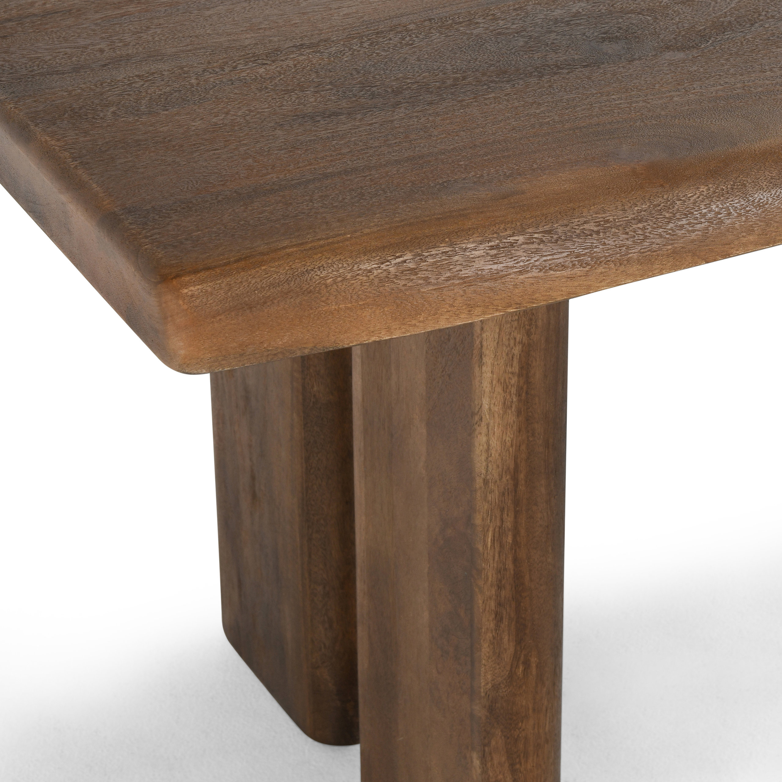 Holmes 80" Mango Wood Dining Table, Brown - Transitional - Dining ...