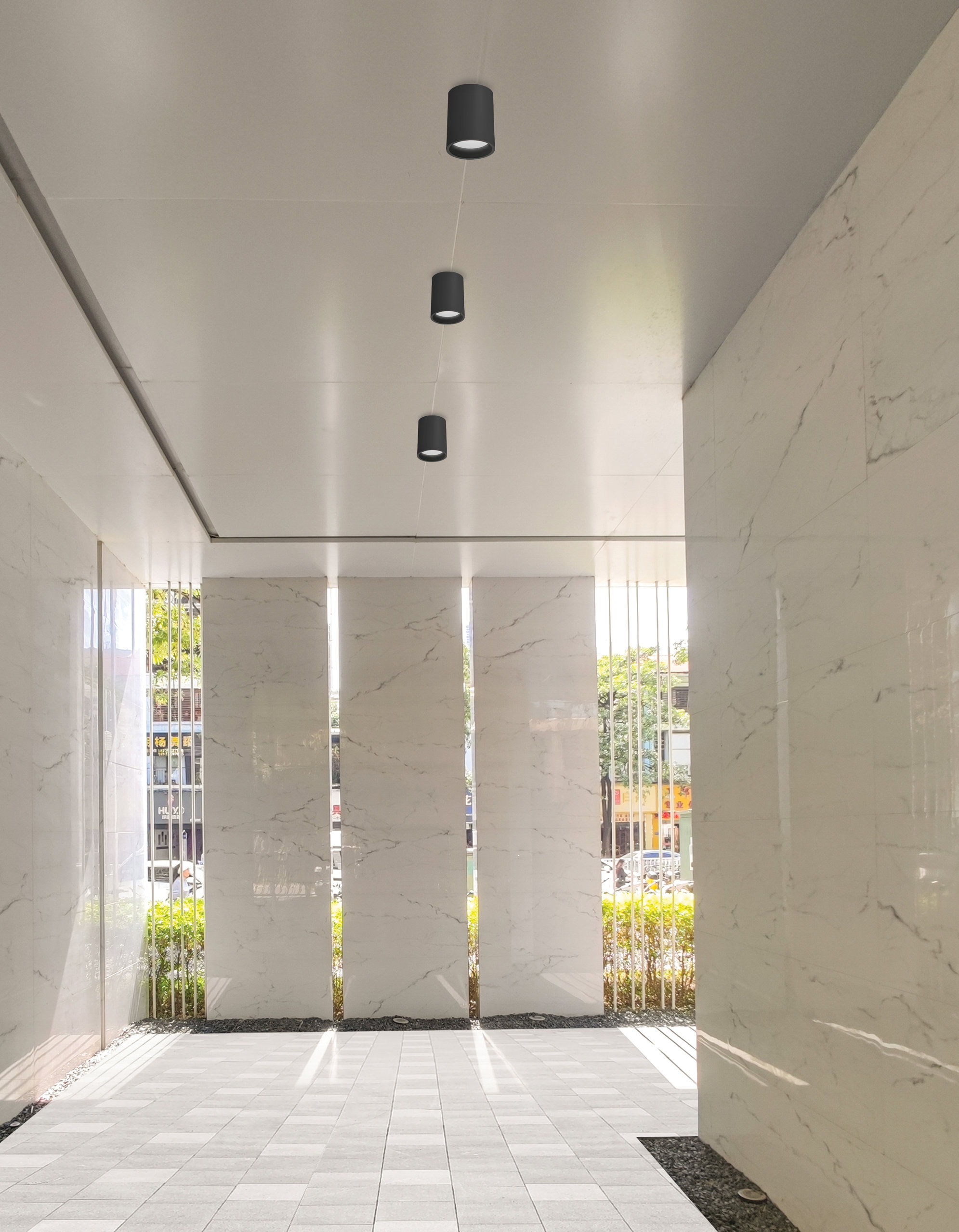 Flush Mount Ceiling Light Echo Integrated LED - Modern - Flush-mount ...