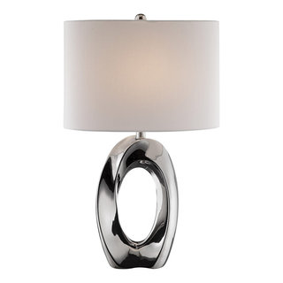 Clover 1 Light Table Lamp, Silver - Contemporary - Table Lamps - by ...