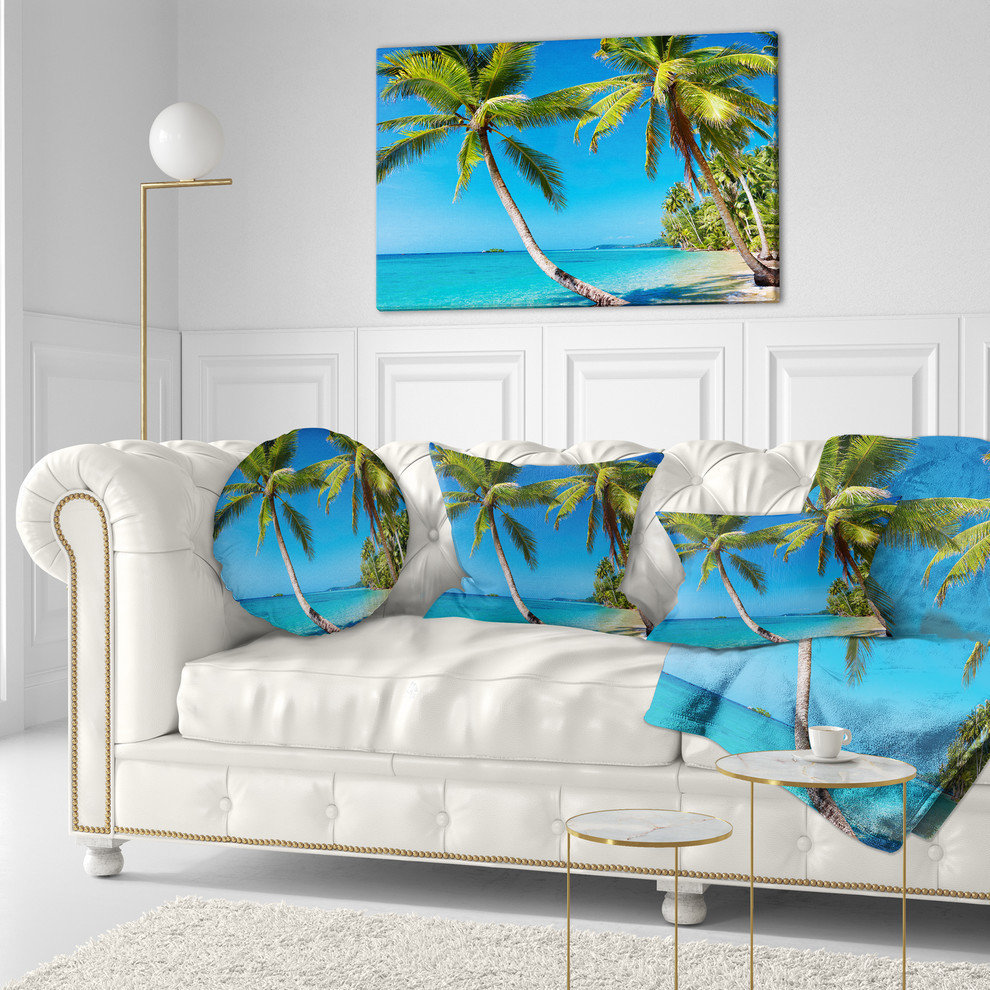 Tropical Beach Thailand Landscape Photo Throw Pillow, 12"x20 - Tropical ...