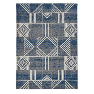 KAS Lucia 2774 Dimensions Geometric Rug, Blue, 8'x11' - Contemporary ...