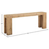 Ranger 78.75" Console Table, Natural - Rustic - Console Tables - by ...