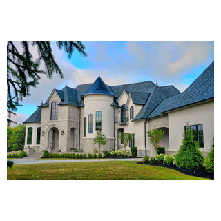 Front Elevation - French Country - Exterior - Indianapolis - by Homes ...