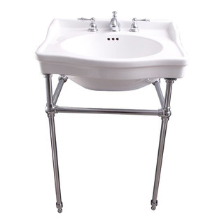 Emma Washbasin, White - Traditional - Bathroom Sinks - by Basin And ...