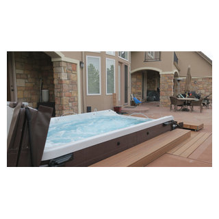 In Ground Infinity Edge Swim Spa - Contemporary - Denver - by Carefree ...