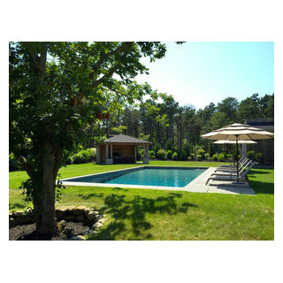 French Grey Pebble Sheen w/ 6" Rodio Tile - Boston - by Atlantic Pool ...