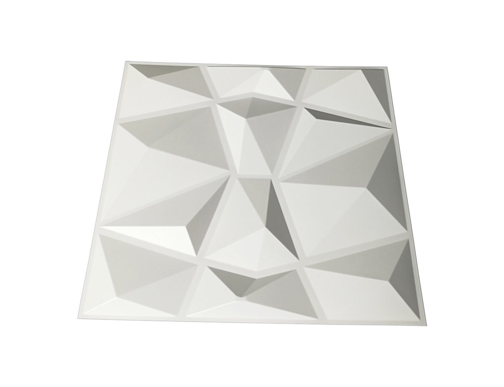 Decorative 3D Plastic Wall Panels in Modern Wall Design, 19.7"x19.7 ...