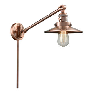 Briarcliff 1-Light LED Swing Arm Light - Industrial - Swing Arm Wall ...