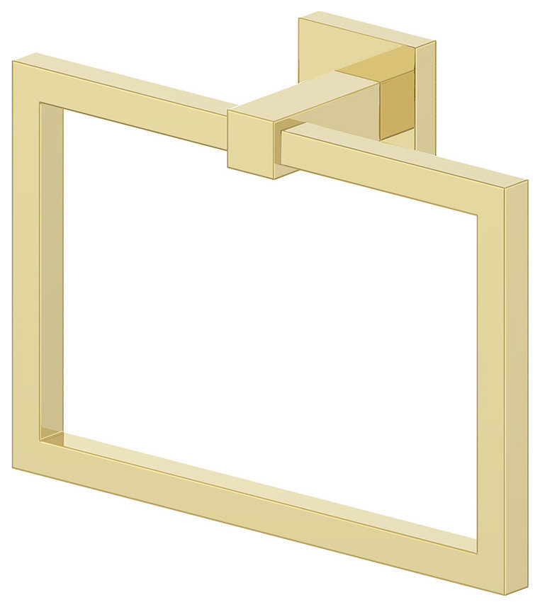 ZLINE Bliss Towel Ring, Polished Gold, BLS-TRNG-PG - Contemporary ...