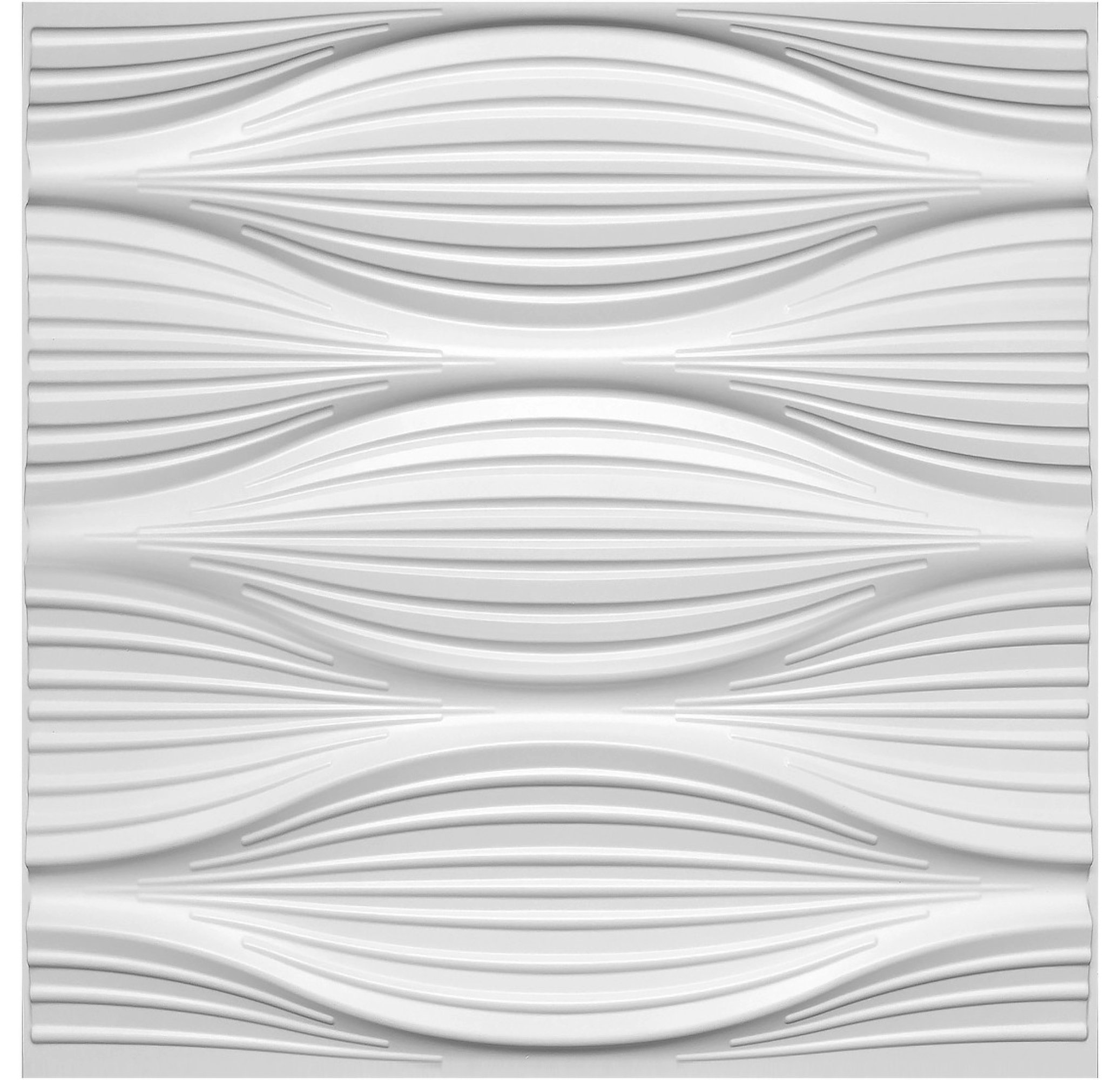 White Wave 3D Wall Panels - Industrial - Wall Panels - by Dundee Deco ...
