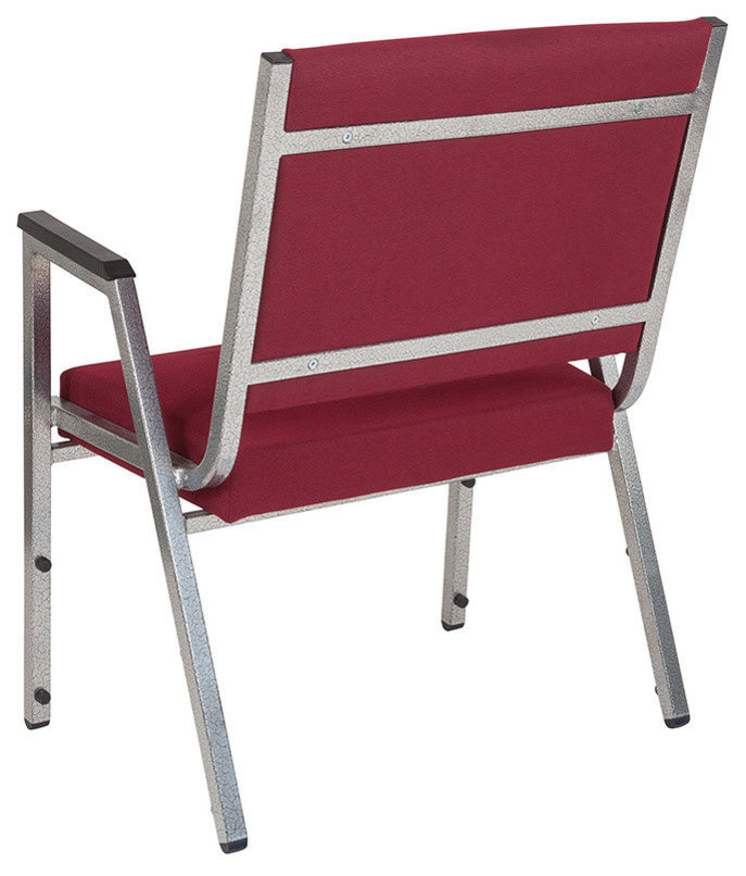 1500 lb. Rated Burgundy Antimicrobial Fabric Bariatric Arm Chair ...