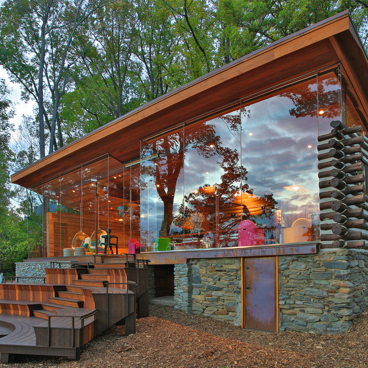 75 Glass Exterior Home Ideas You'll Love - May, 2026 | Houzz