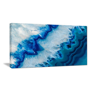 "Geode Slice Macro" Abstract Digital Art Canvas Print, 40"x20 ...