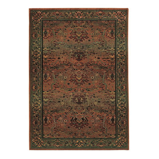Oriental Weavers Sphinx Kharma Peace 465J Medium Green Rug, 2' X 3 ...