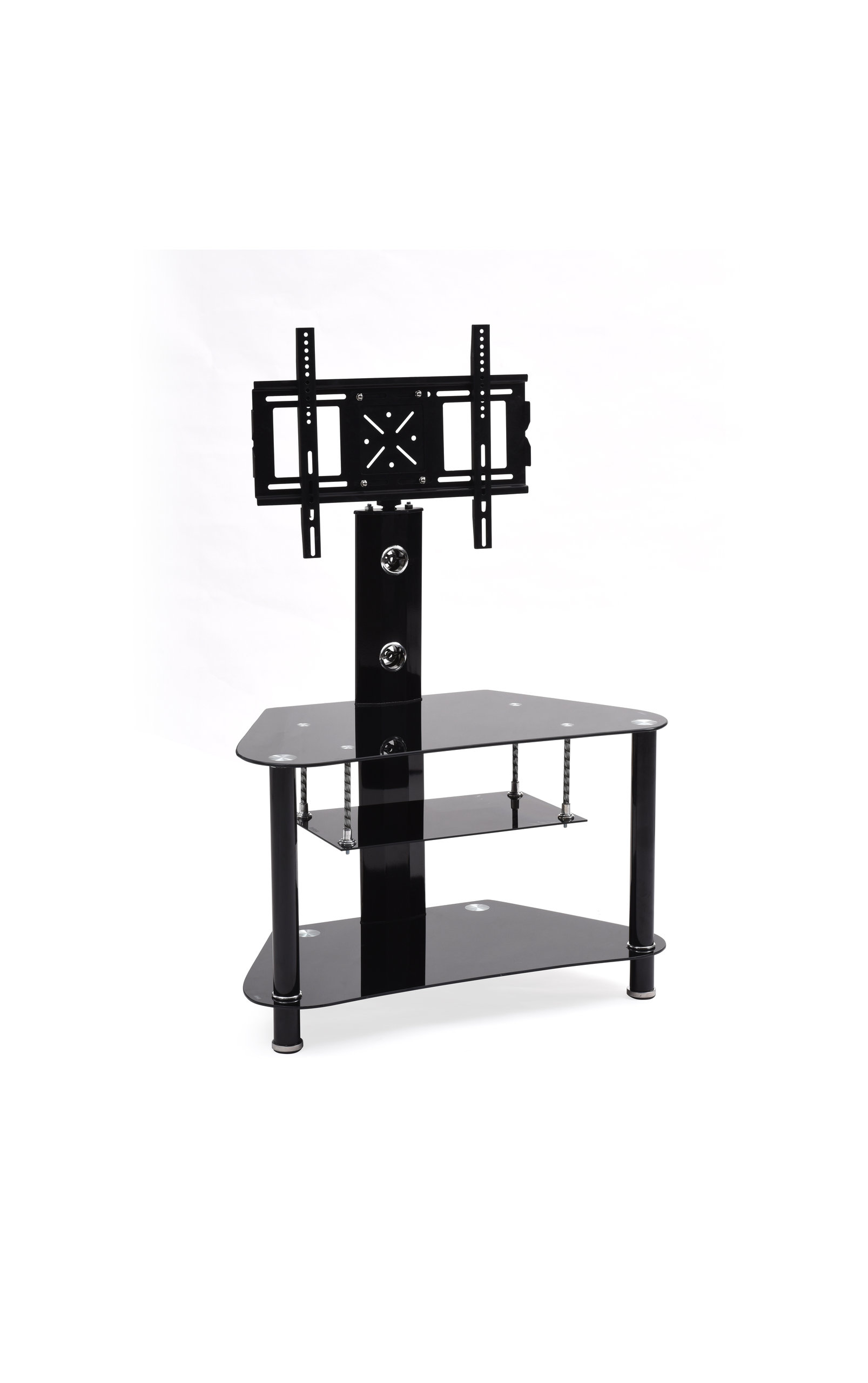 Glass TV Stand With Mount - Modern - Entertainment Centers And Tv ...