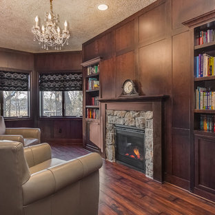 Basement Library | Houzz