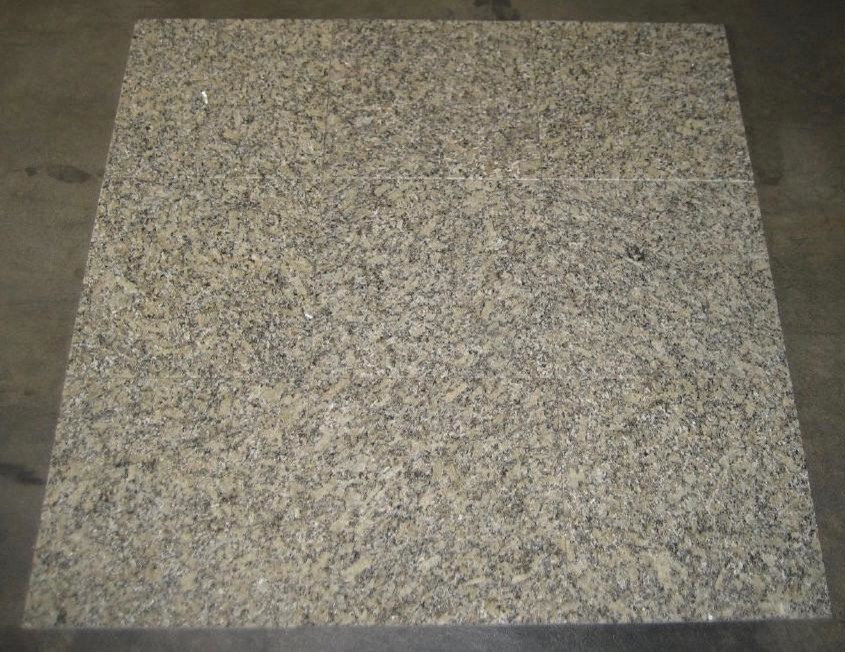 Crystal Gold Granite Tiles, Polished Finish, 12"x12", Set of 40 ...