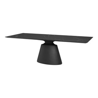 Taji Black Ceramic Dining Table, HGNE293 - Transitional - Dining Tables ...