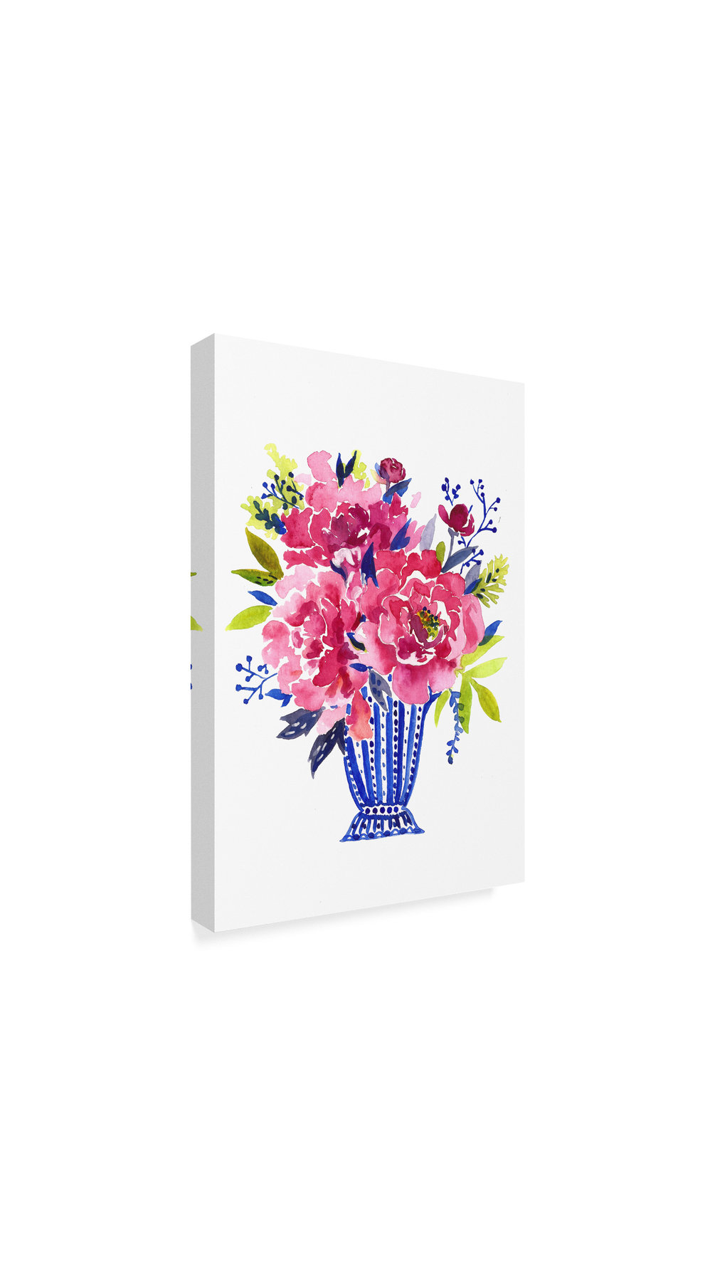 Irina Trzaskos Studio 'Flowers 2' Canvas Art, 19"x12" - Contemporary ...