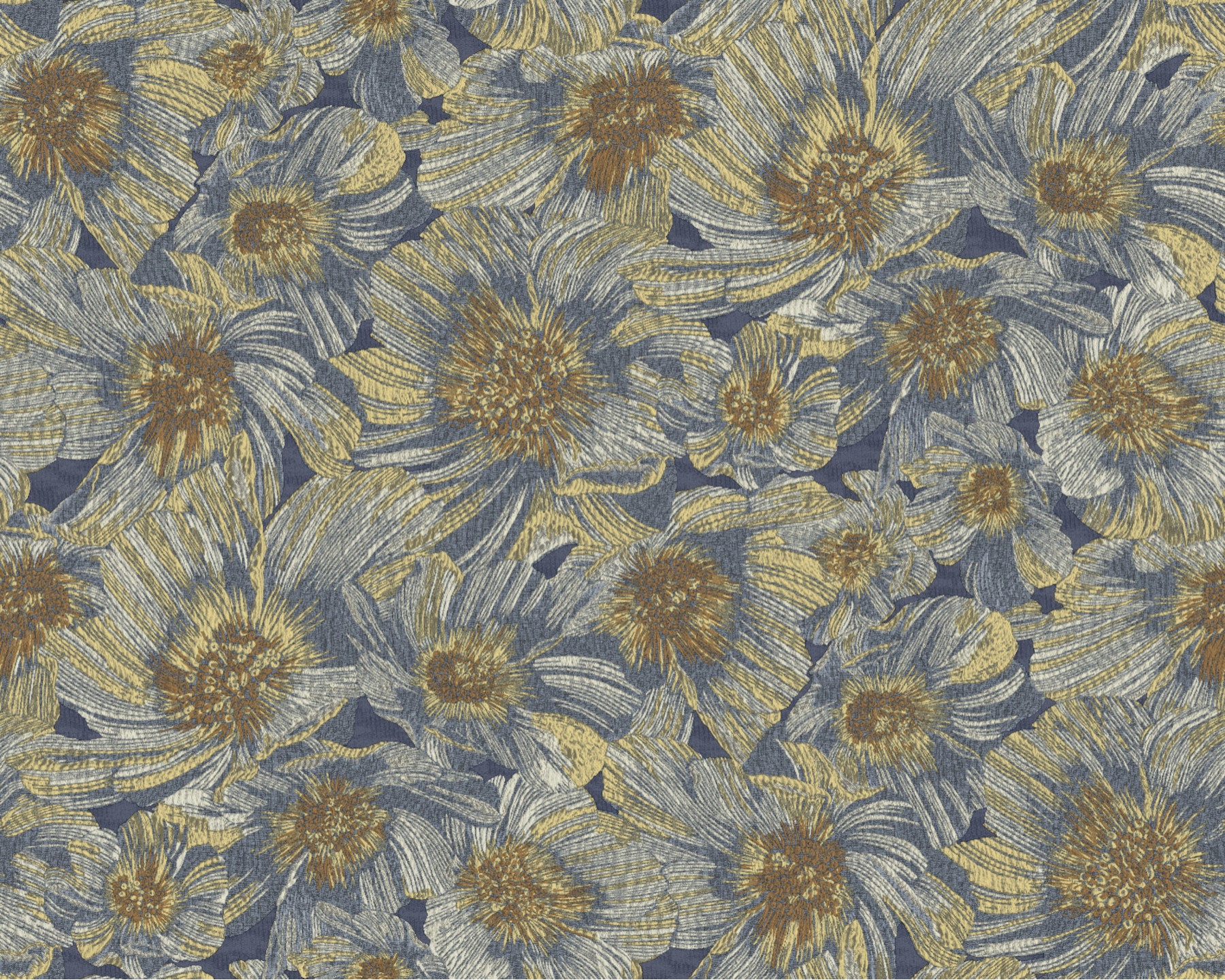 Anemoni Blue Wallpaper - Traditional - Wallpaper - by York ...