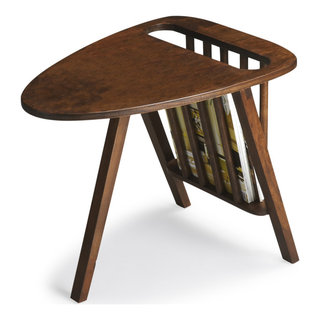 Butler Lowery Red Magazine Table - Midcentury - Magazine Racks - by GwG ...