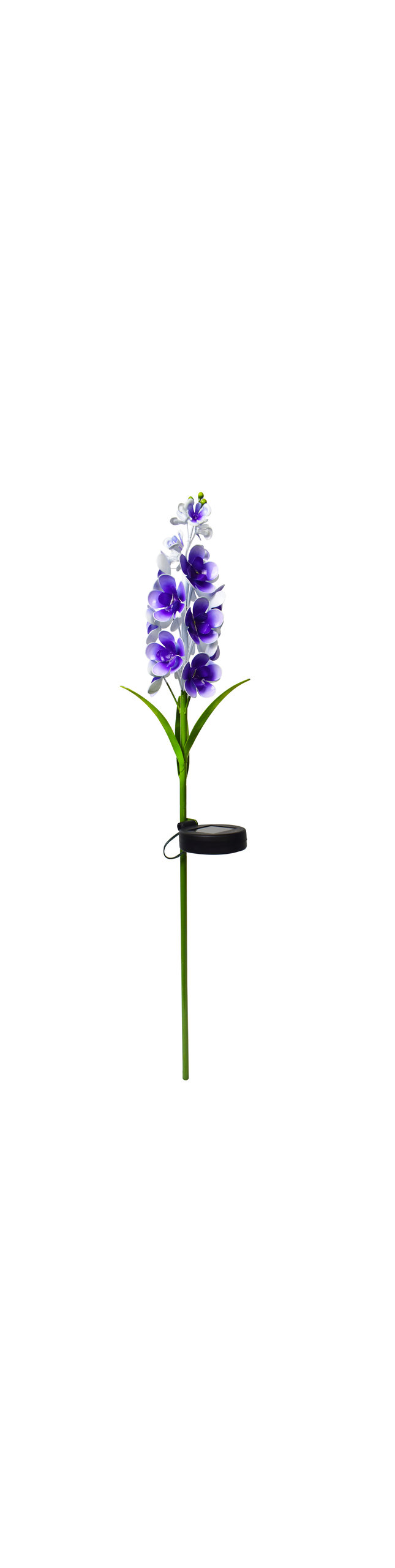 Stake Solar Gladiolus Flower Purple - Contemporary - Garden Statues And ...