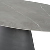 Taji Grey Ceramic Dining Table, HGNE323 - Transitional - Dining Tables ...