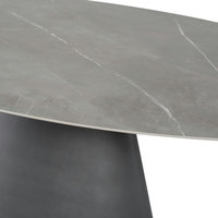 Taji Grey Ceramic Dining Table, HGNE323 - Transitional - Dining Tables ...