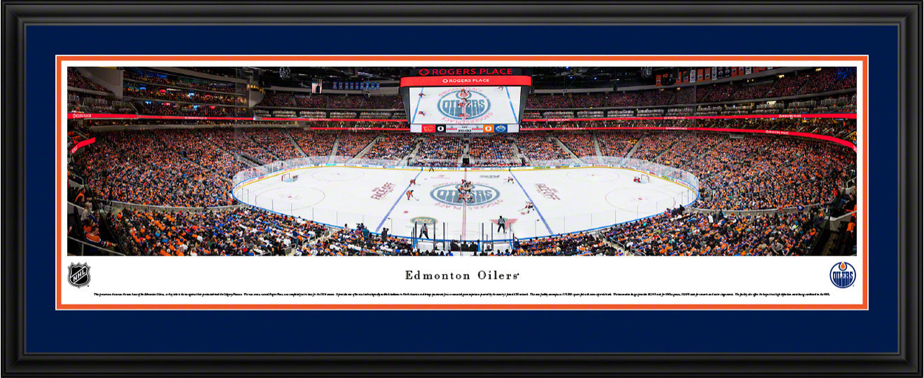 Edmonton Oilers, 1st Game at Rogers Place - Traditional - Prints And ...