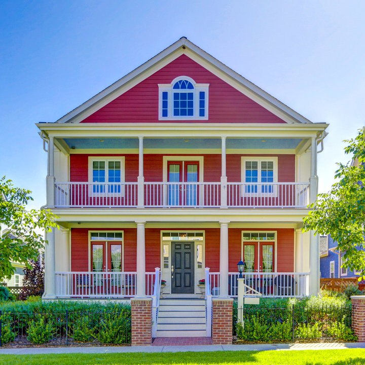 75 Red Exterior Home Ideas You'll Love - June, 2026 | Houzz