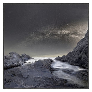 "Where Is The Moon" Framed Canvas Giclee by Stoyan Hristov, 19x19", 24 ...