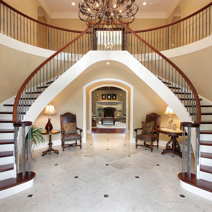 Double Staircase - Photos & Ideas | Houzz