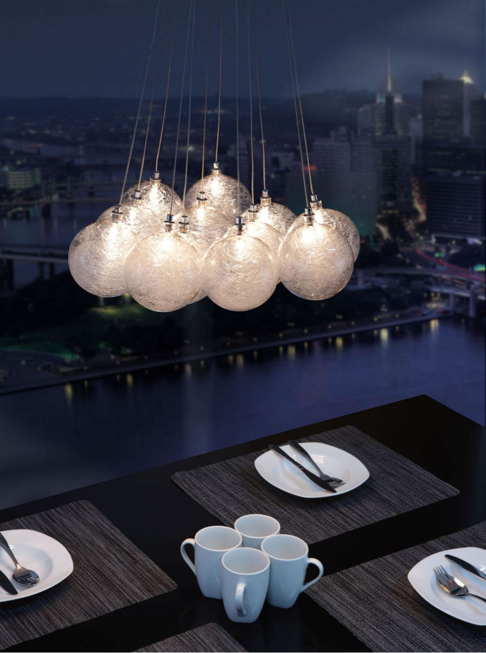 Cosmos Ceiling Lamp Clear - Contemporary - Chandeliers - by First of a ...