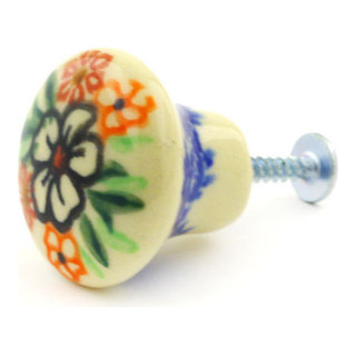 Polmedia Polish Pottery 2" Stoneware Drawer Pull Knob - Farmhouse ...