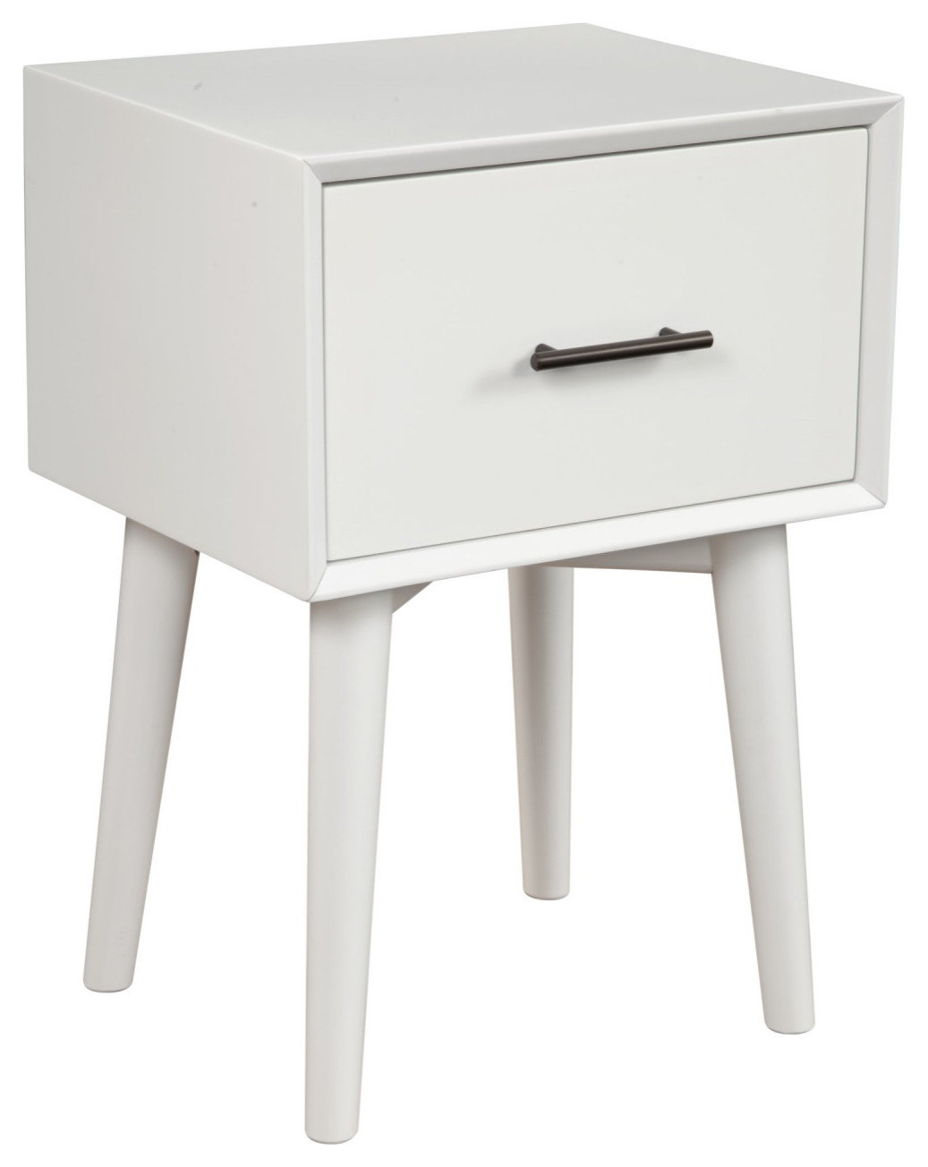 Flynn End Table, White - Midcentury - Side Tables And End Tables - by ...