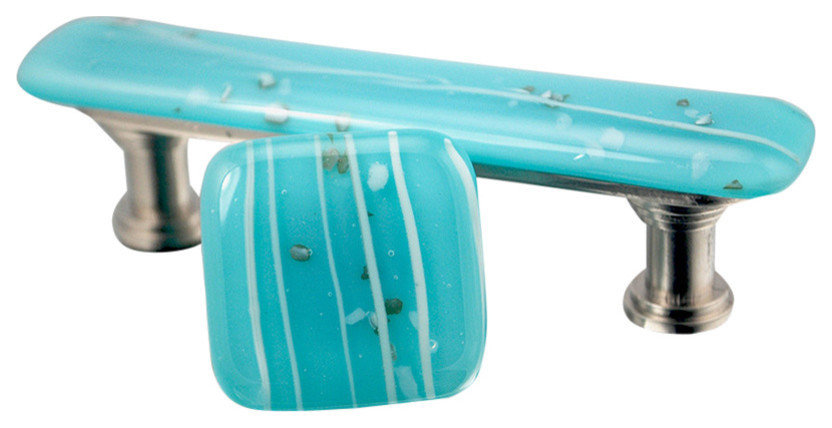 Turquoise Handmade - Contemporary - Cabinet And Drawer Knobs - by Glass ...
