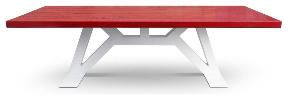 GROG Solid Wood Dining Table - Contemporary - Dining Tables - by Maxima House | Houzz