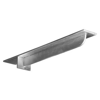 3"x20"x2" Heaton Hidden Support Steel Bracket, Hammered Black, 3"Wx20 ...