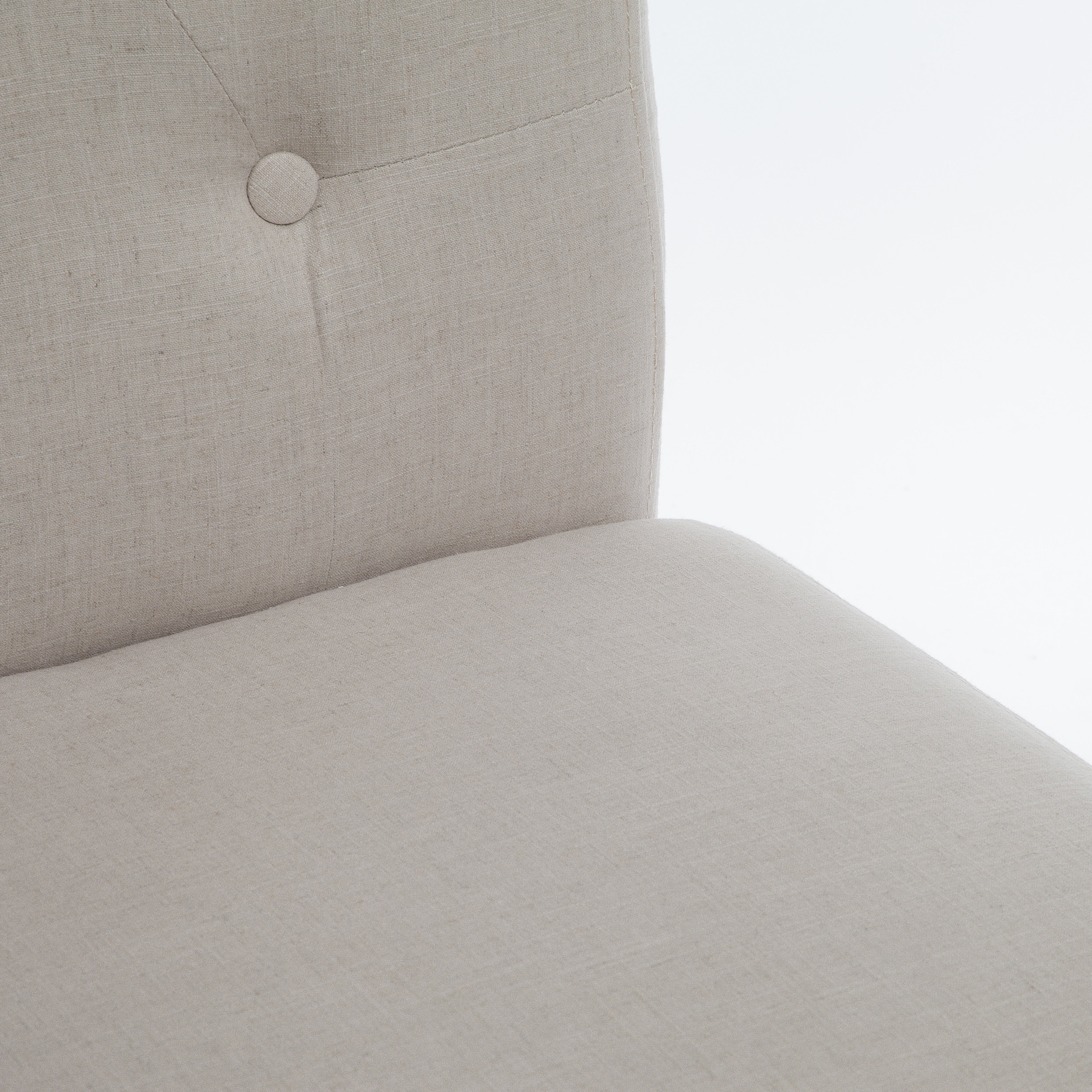 GDF Studio Alexander Natural Fabric Dining Chair, Set of 2 ...