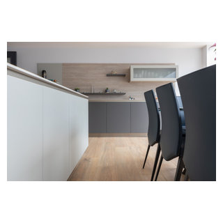 The Brighton House - RAL 7038 - Contemporary - Kitchen - Sussex - by ...