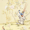 Chinoiserie Wall Mural Chai Wan Triptych, Large - Asian - Wallpaper - by MuralSources | Houzz