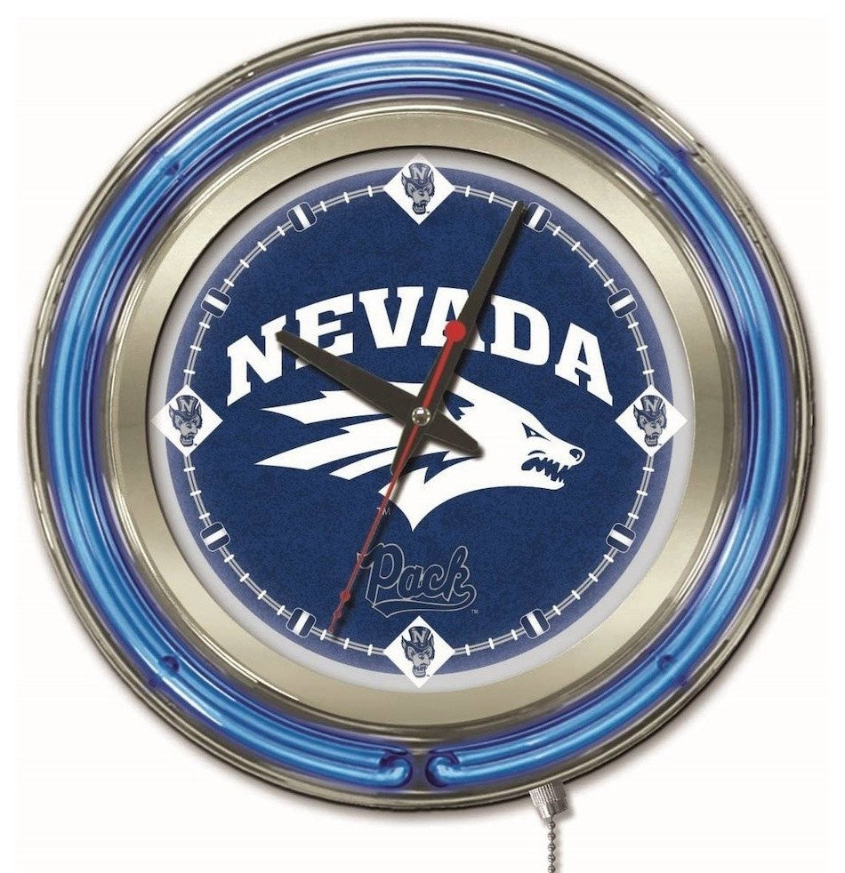 Nevada Neon Clock - Contemporary - Wall Clocks - by Holland Bar Stool ...
