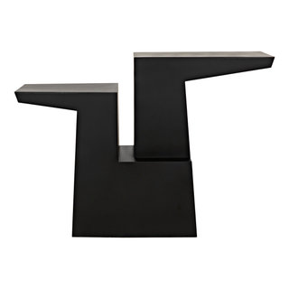 Jazz Console, Black Steel - Transitional - Console Tables - by Noir | Houzz