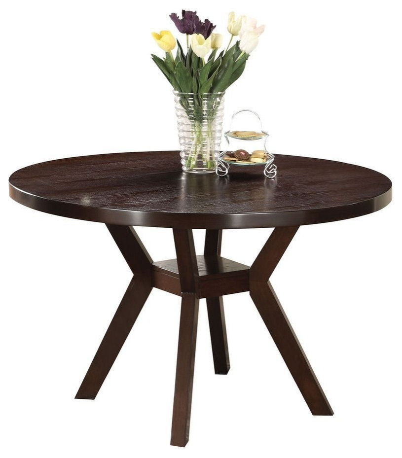 Drake Dining Table, Espresso - Transitional - Dining Tables - by Acme ...