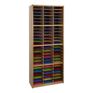 Safco Value Sorter 72 Compartment Metal Flat Files Organizer in Medium ...