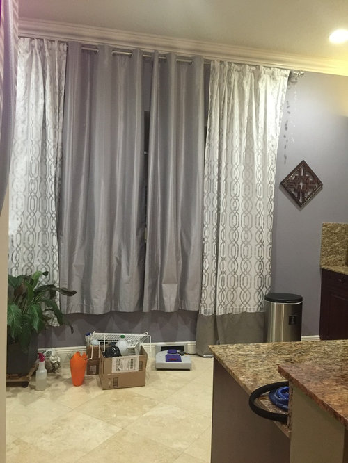 What to do with long window wall in kitchen?